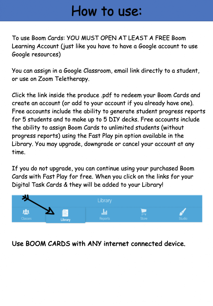 Boom Card: Counting 1-2 Syllable Words | Explore My Voice